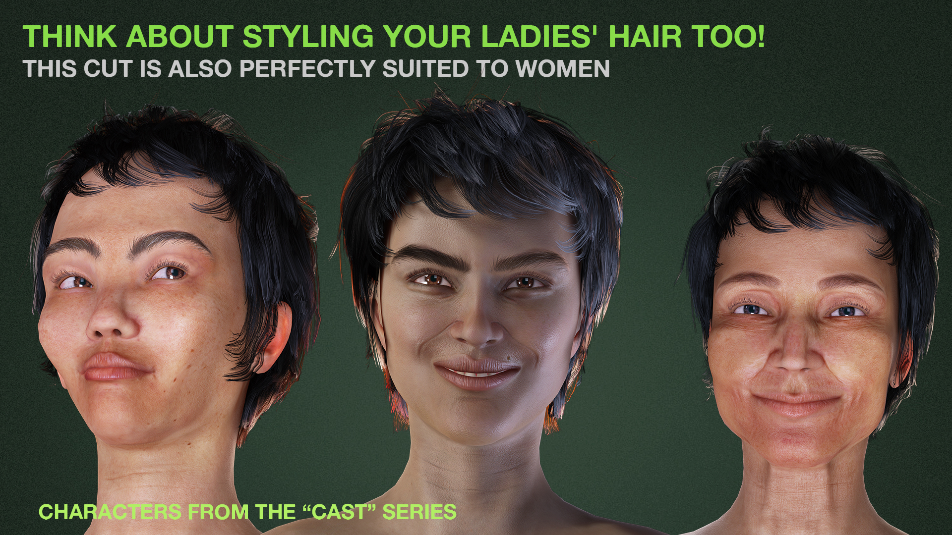 Roman Hair Style B