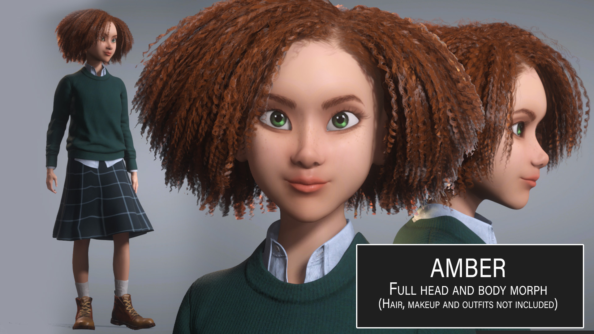 AMBER - Body and Head Morph