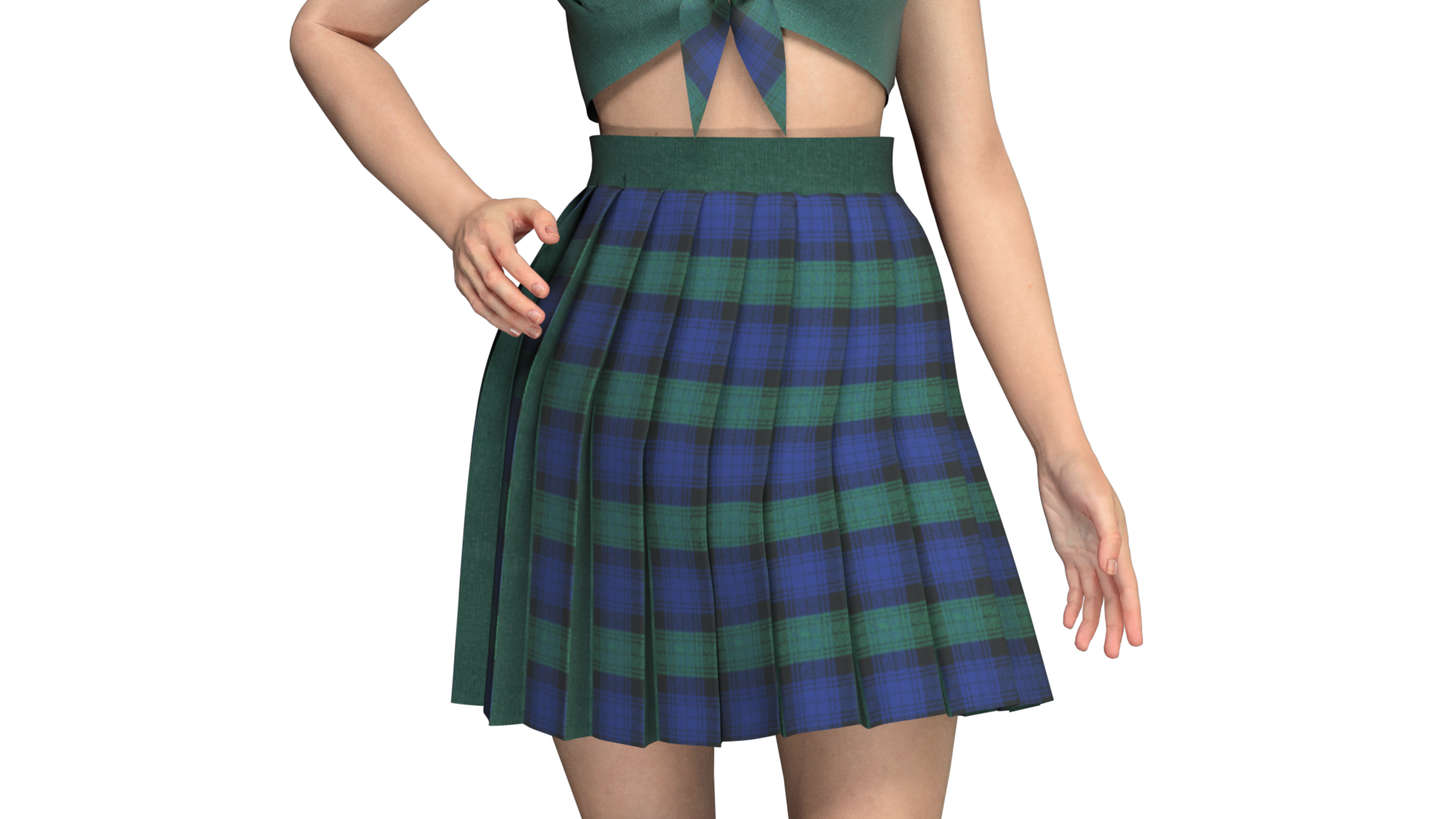 Pleated Skirt