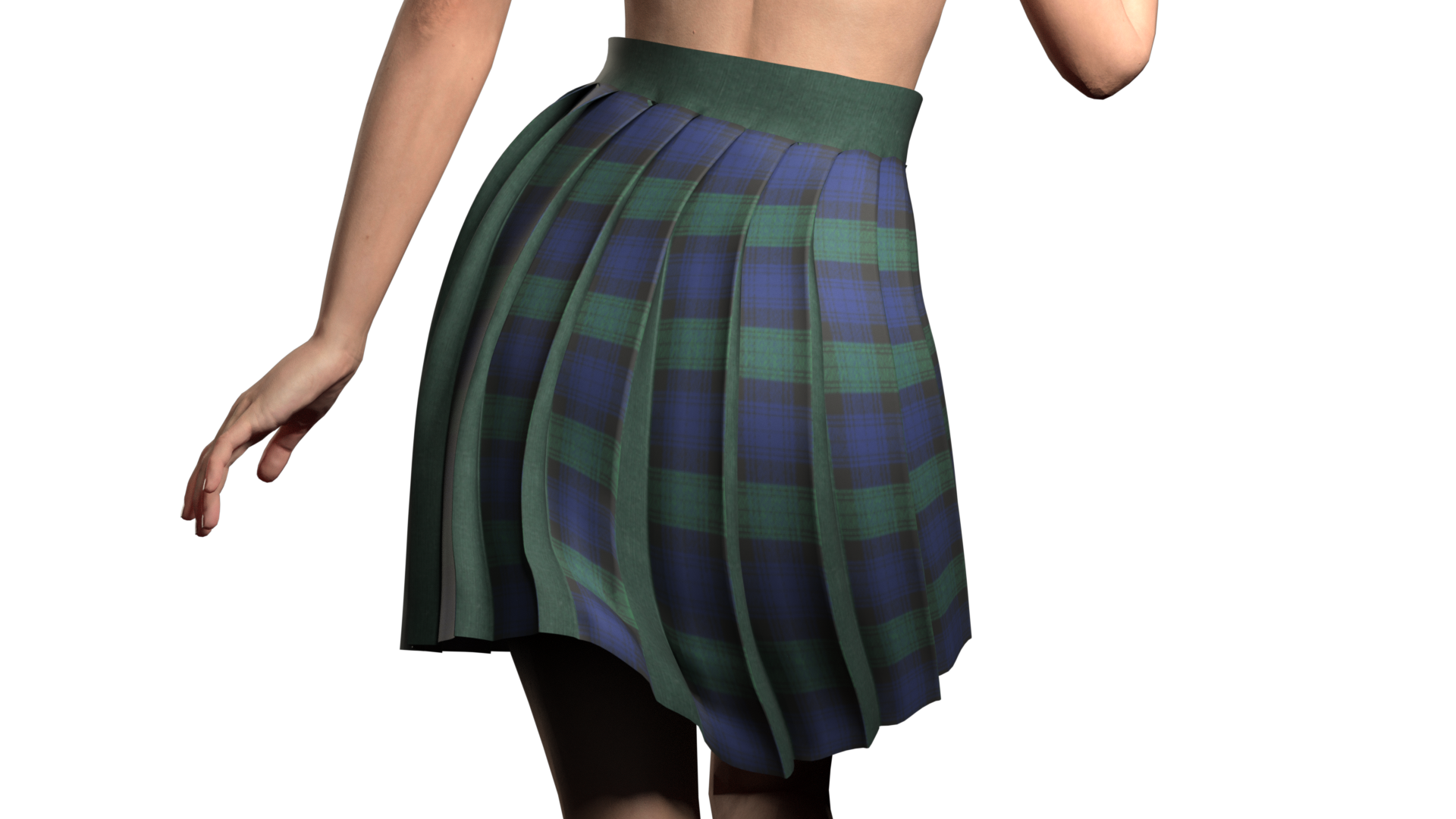 Pleated Skirt