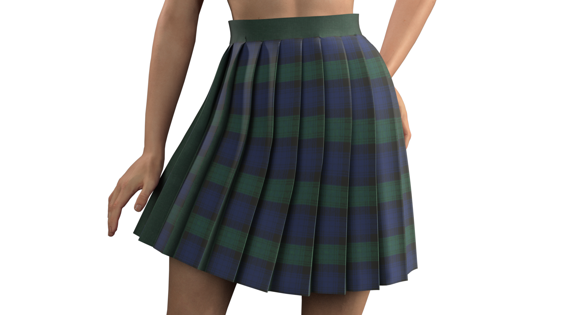 Pleated Skirt