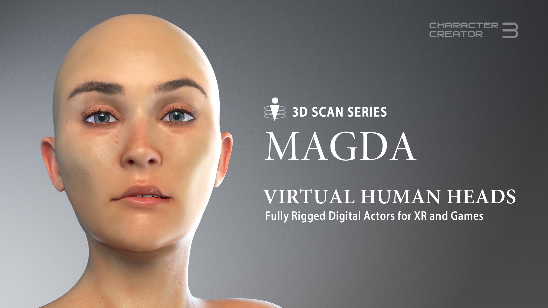 Virtual Human Heads - Magda