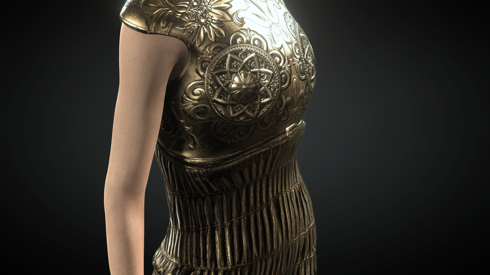 Princess Armor Golden