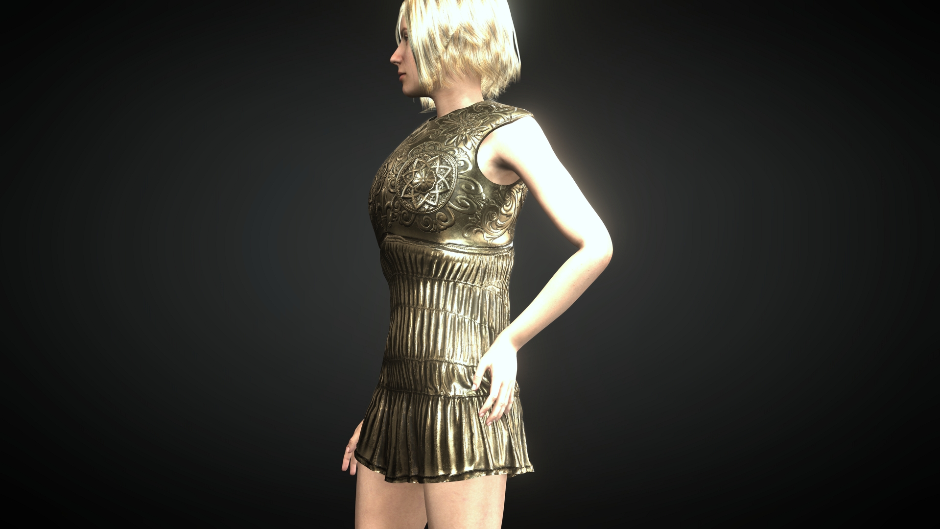 Princess Armor Golden