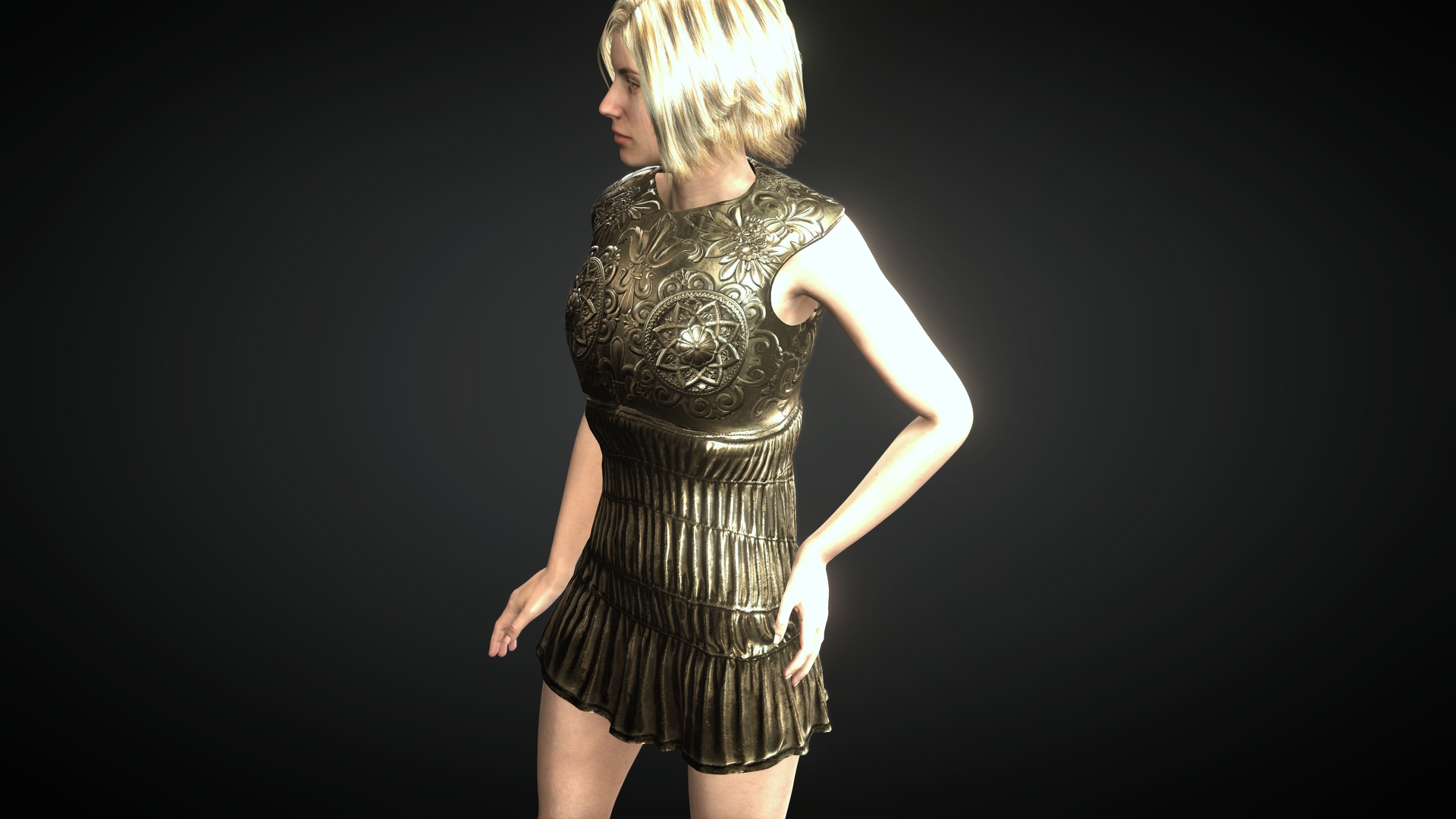 Princess Armor Golden