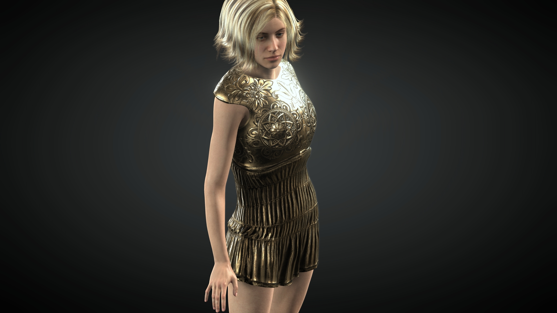 Princess Armor Golden