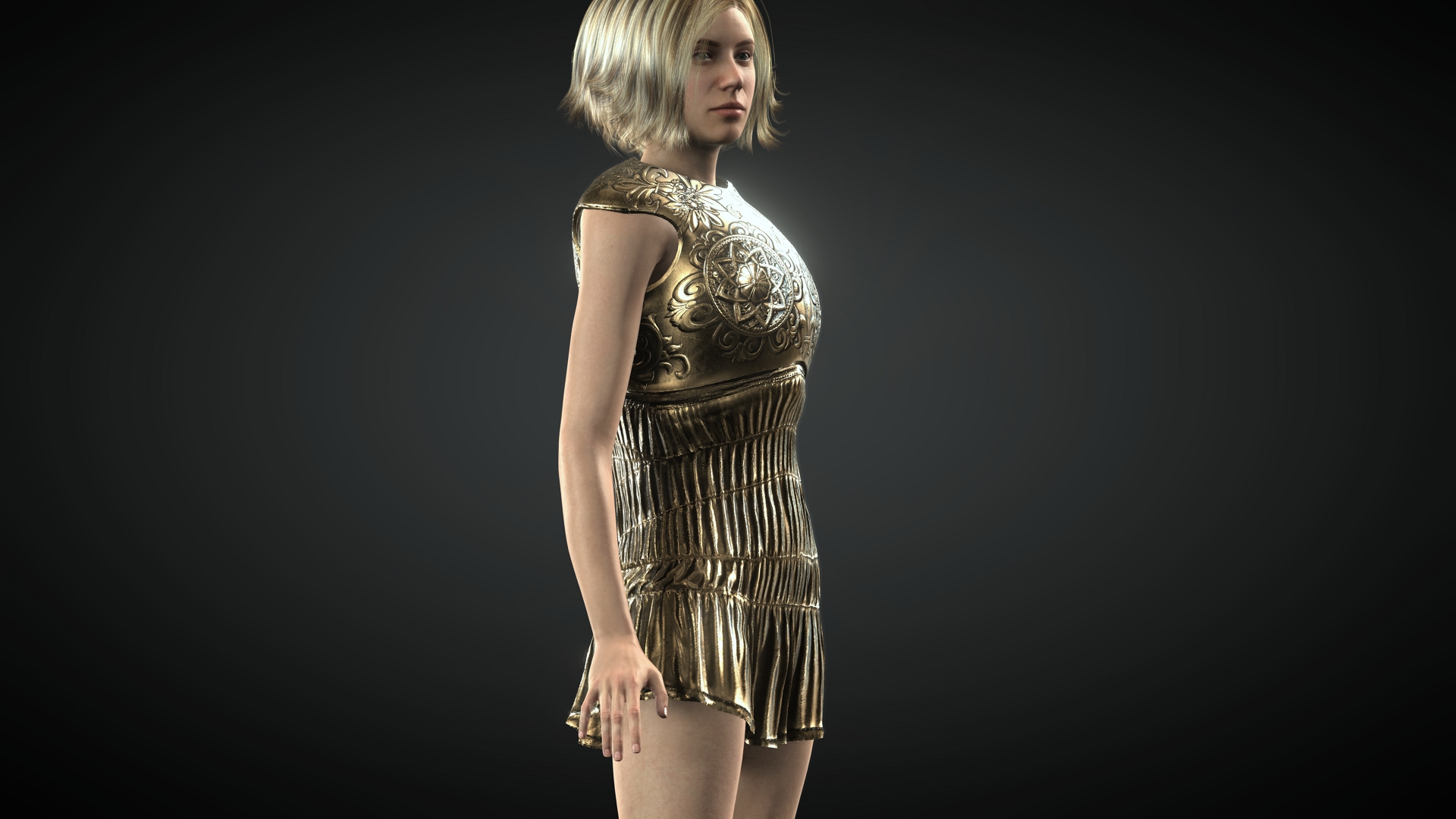 Princess Armor Golden