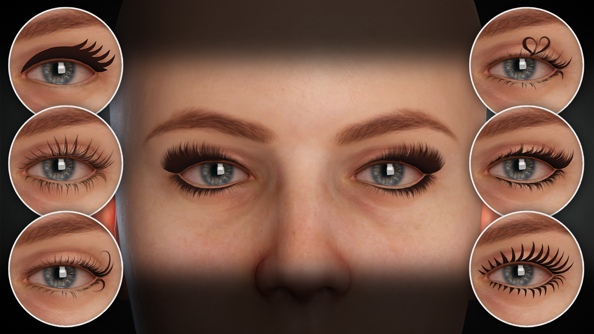 40 lashes material set