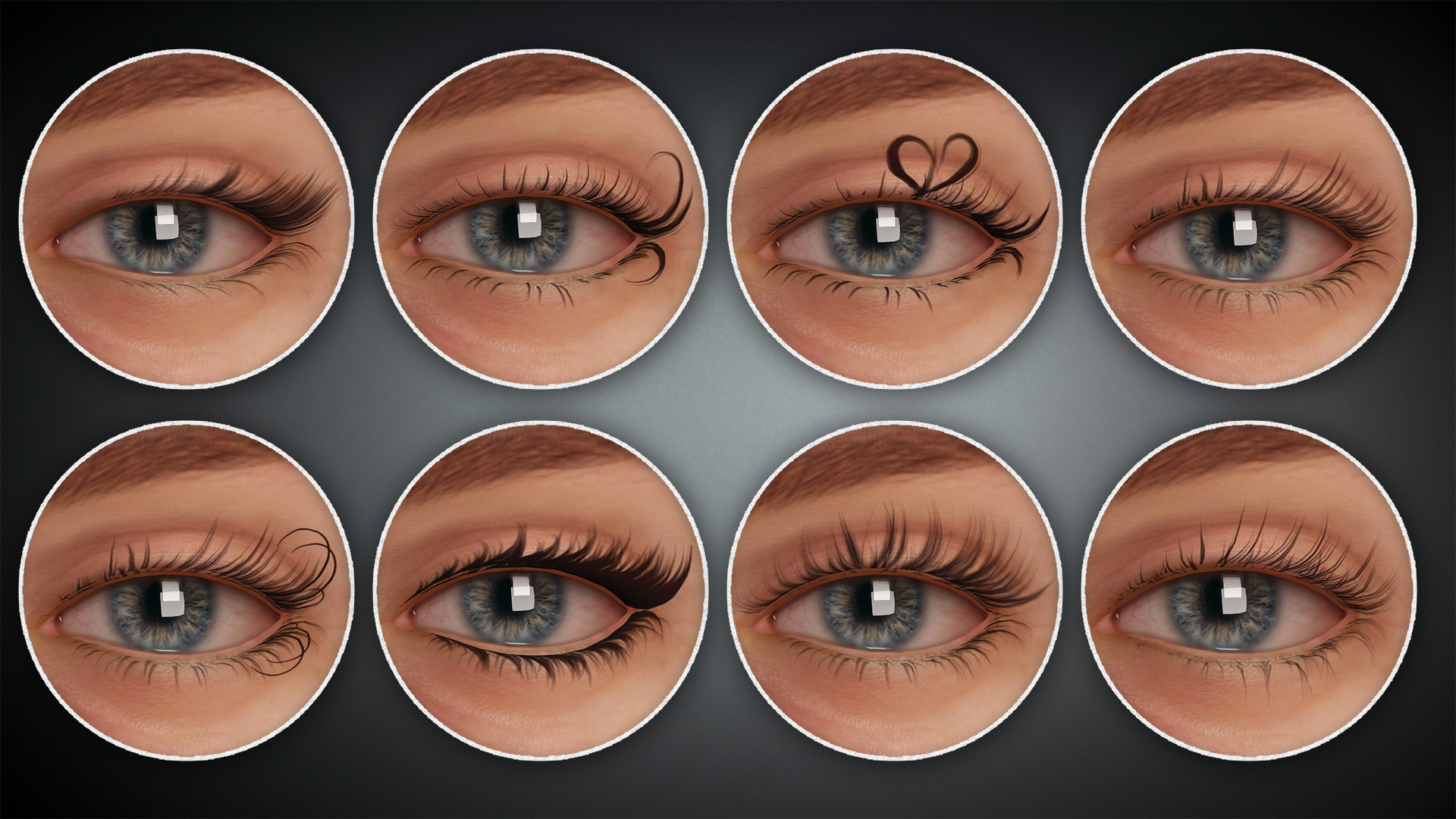 40 lashes material set
