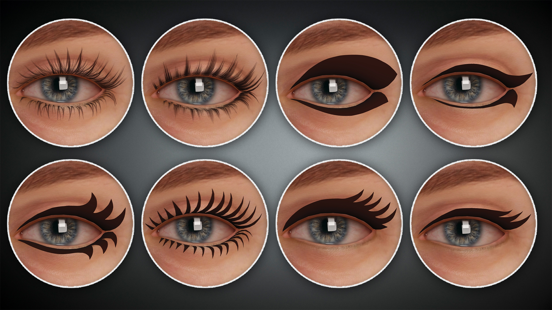 40 lashes material set