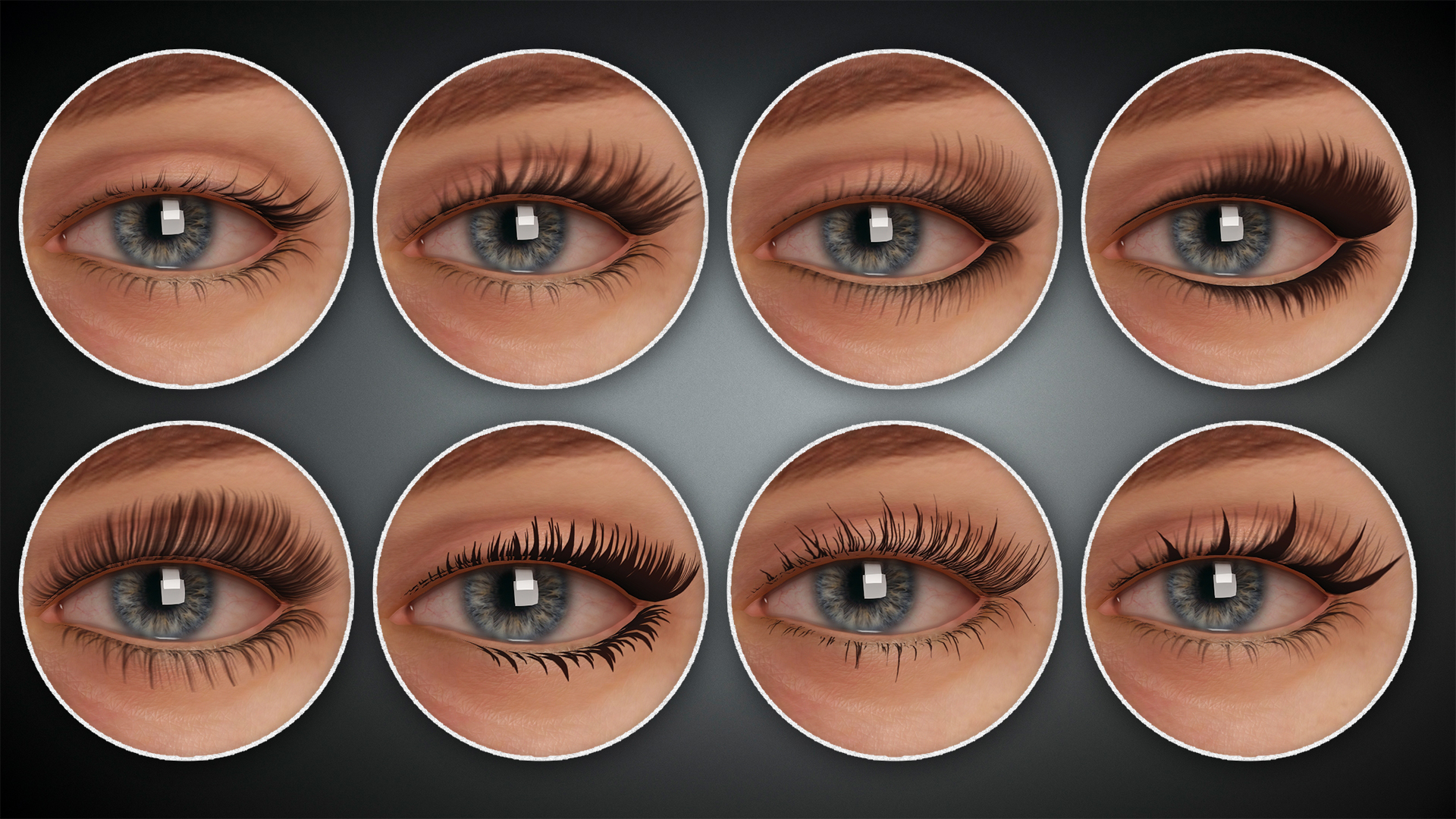 40 lashes material set