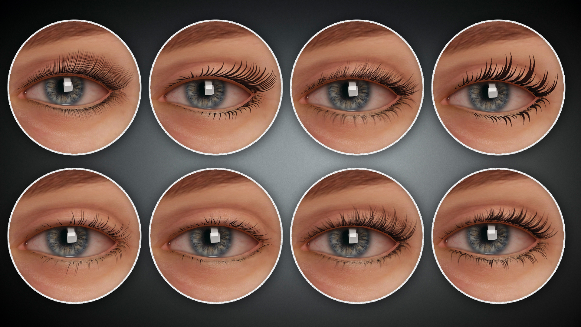 40 lashes material set