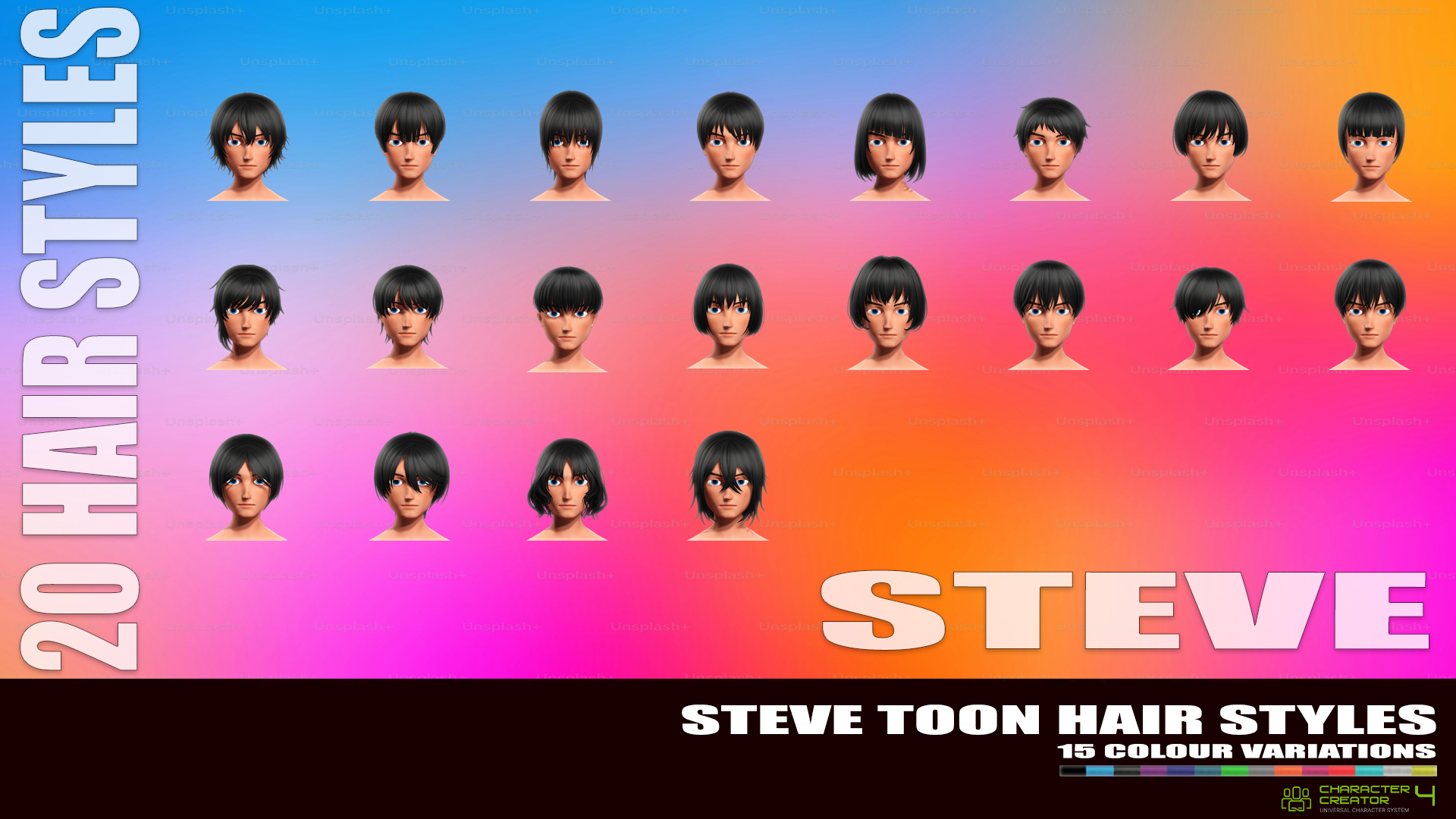 Ultimate Toon Hair Styles (130)