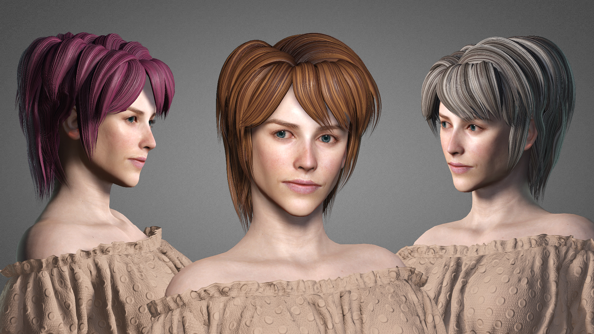 Short hair for CC3