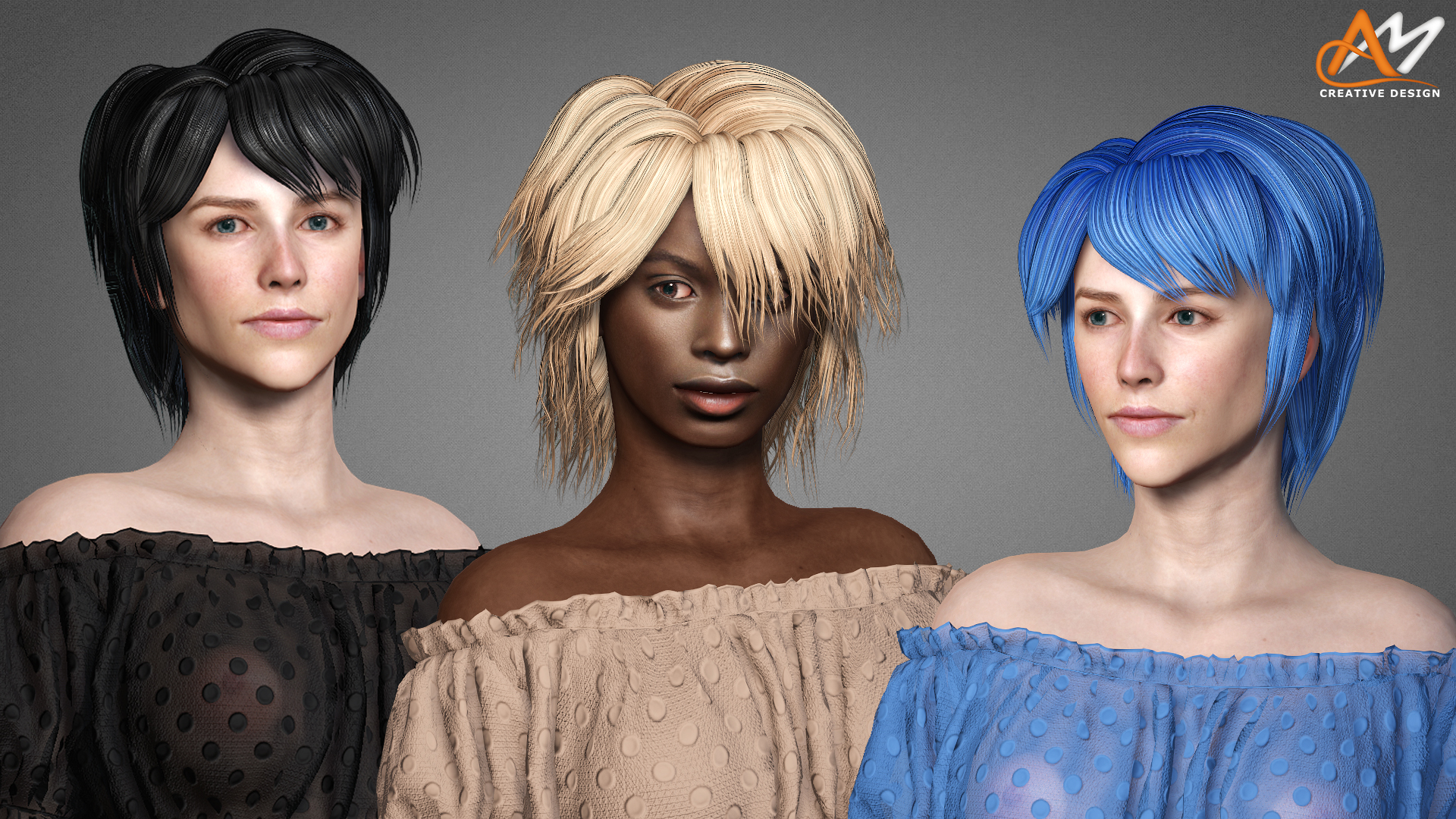 Short hair for CC3