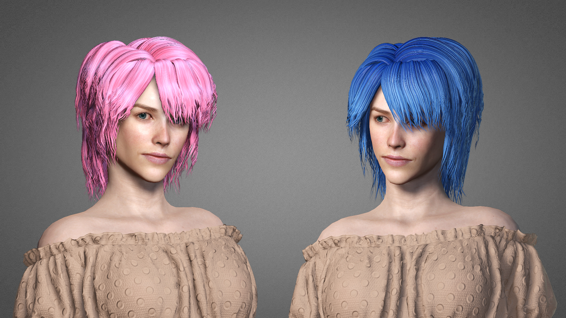 Short hair for CC3