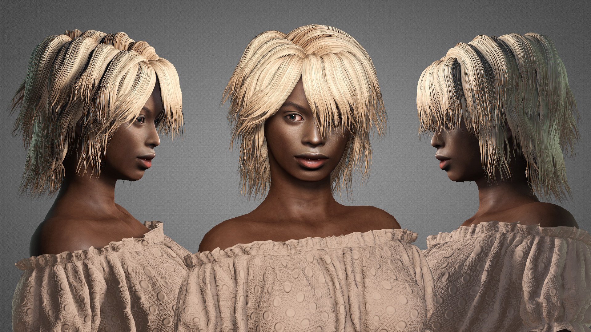 Short hair for CC3