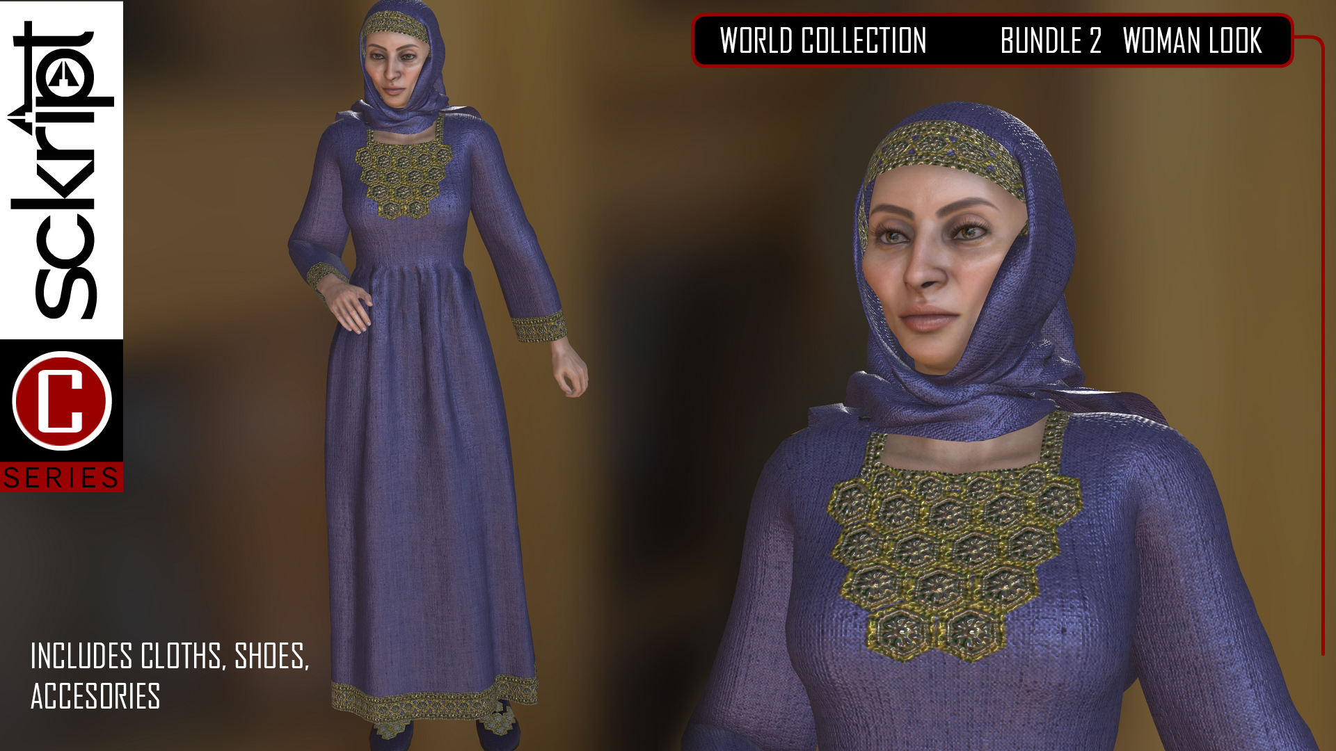 Sckript World Collection Bundle 2 Woman Look