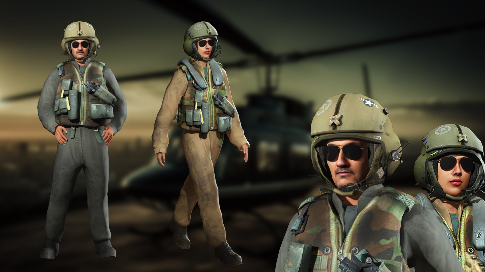 Helicopter Pilot Outfit