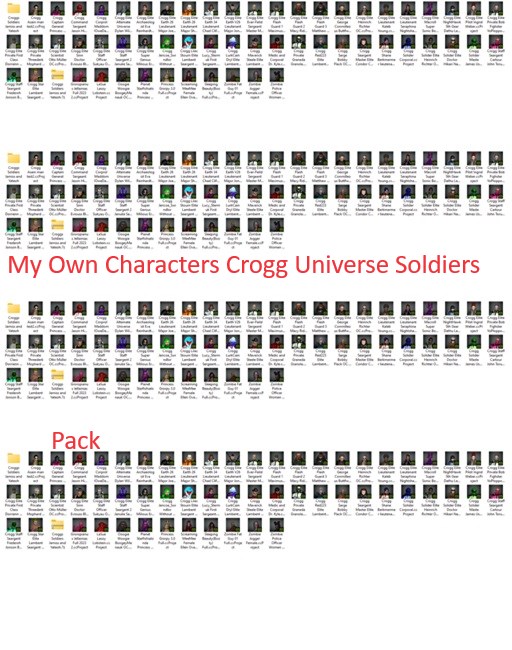Croggs Universe Pack OC's 1