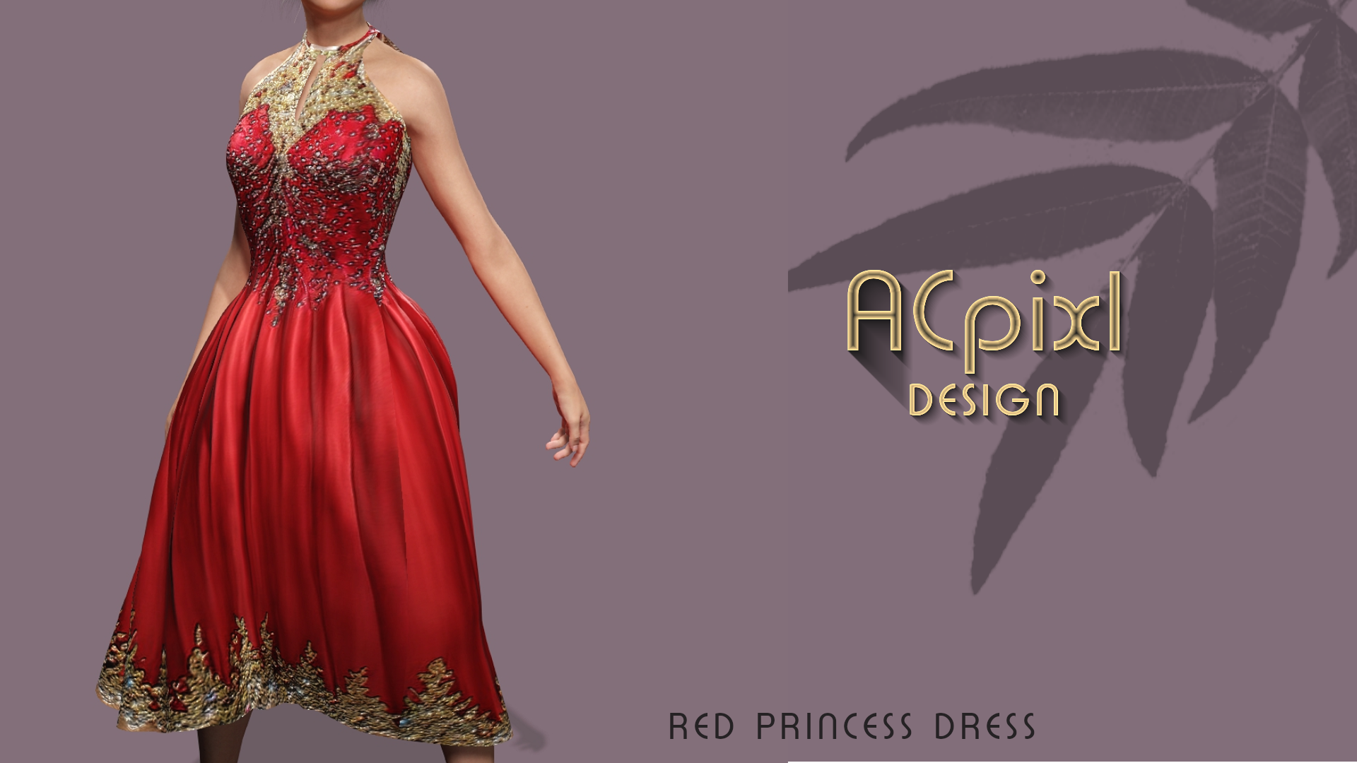 Red Princess Dress