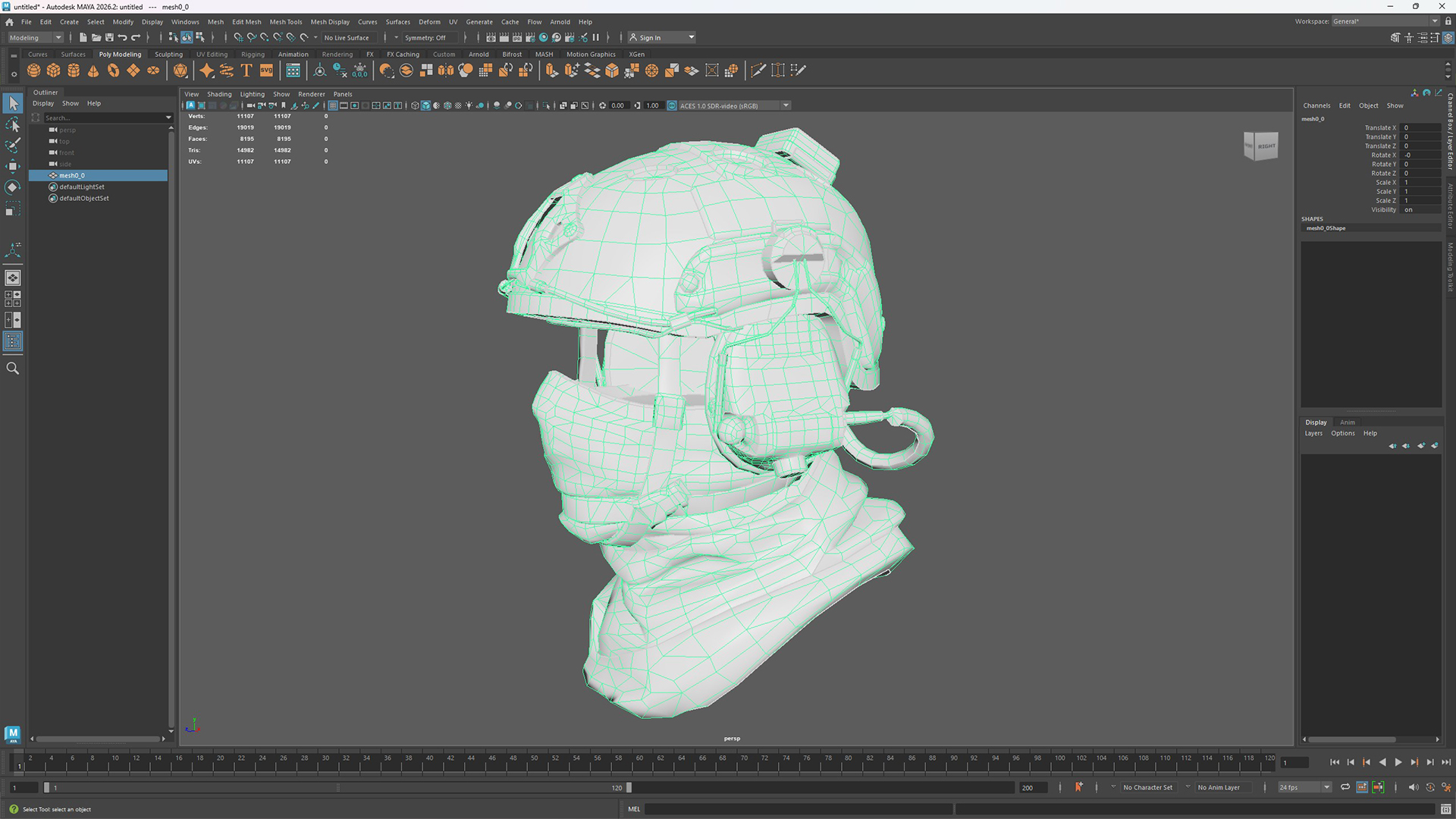 Tactical Combat Helmet with Radio Headset
