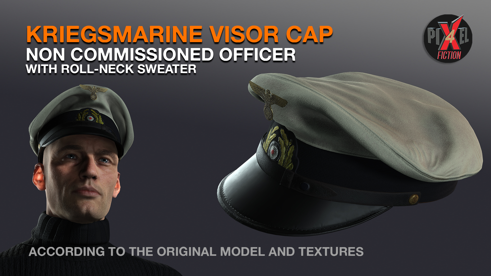 Kriegsmarine NCO Visor Cap