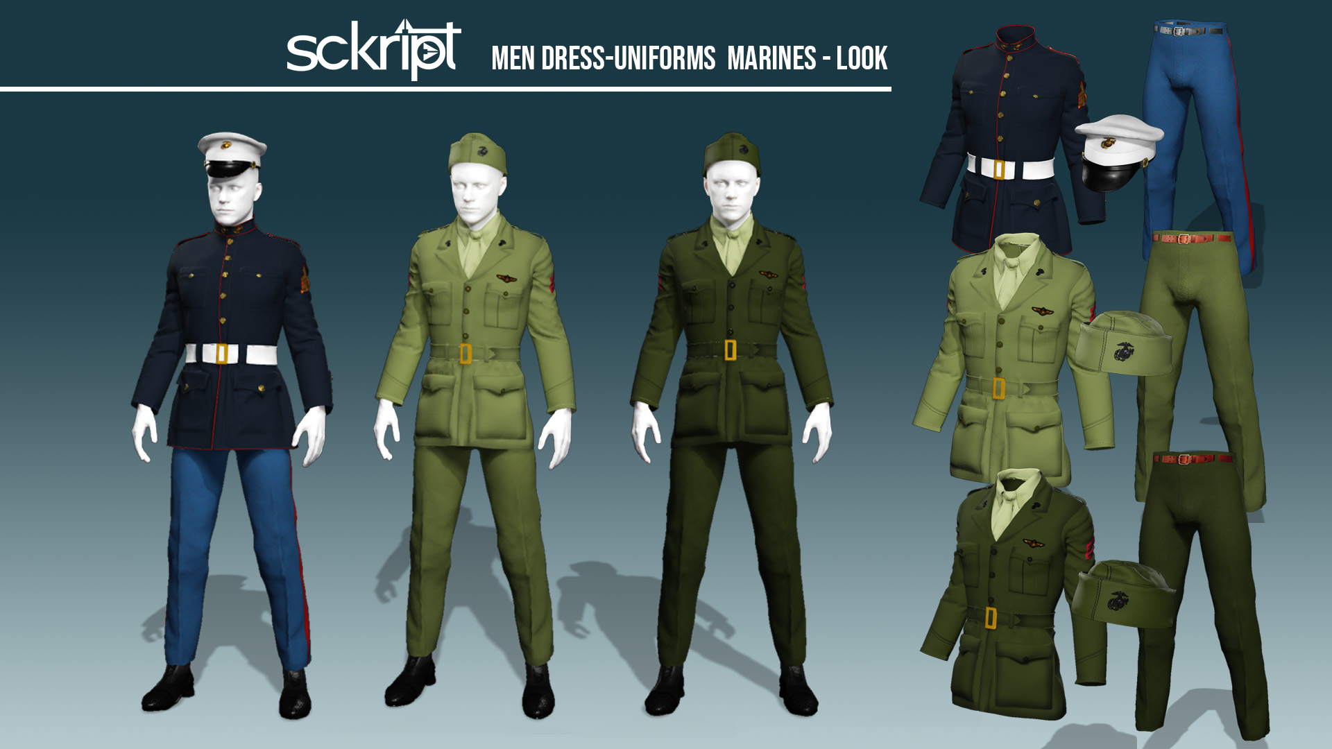 Dress Uniforms Men