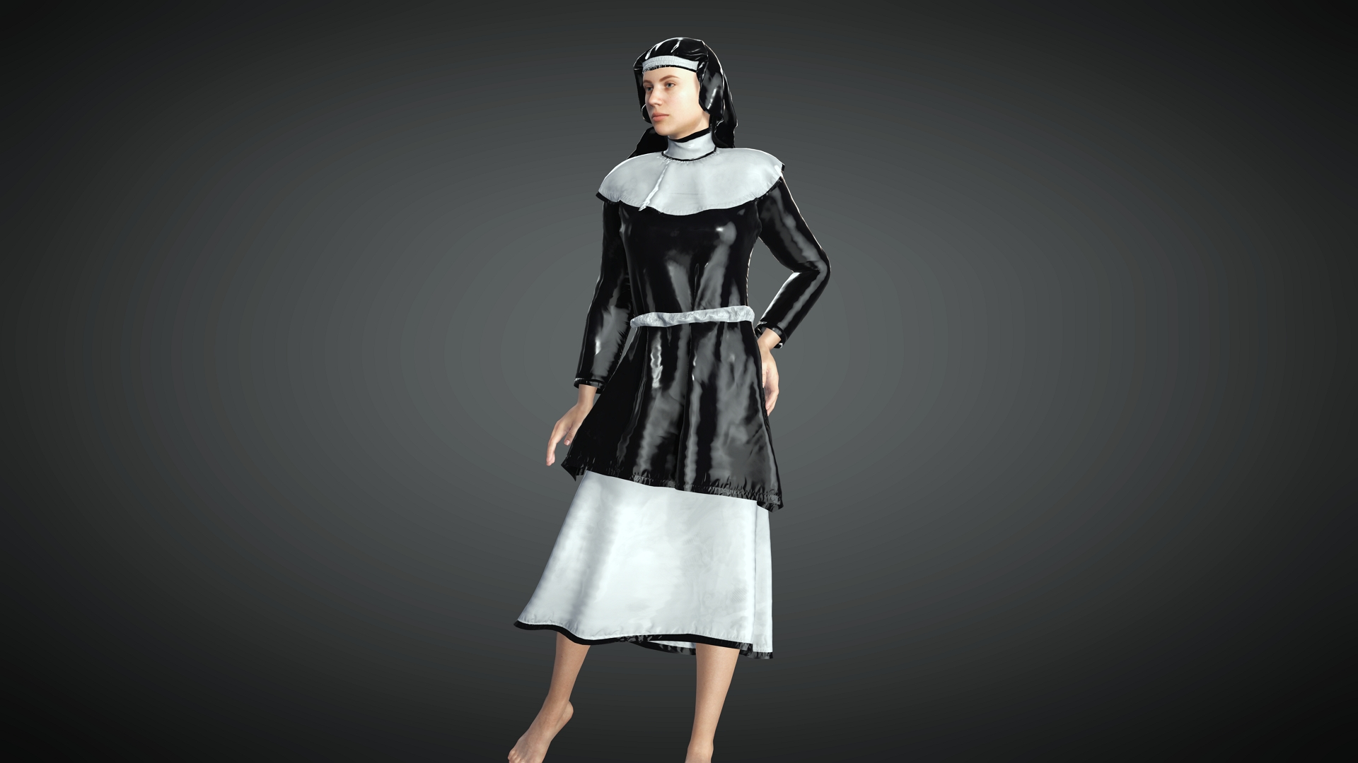 Nun Costume Set