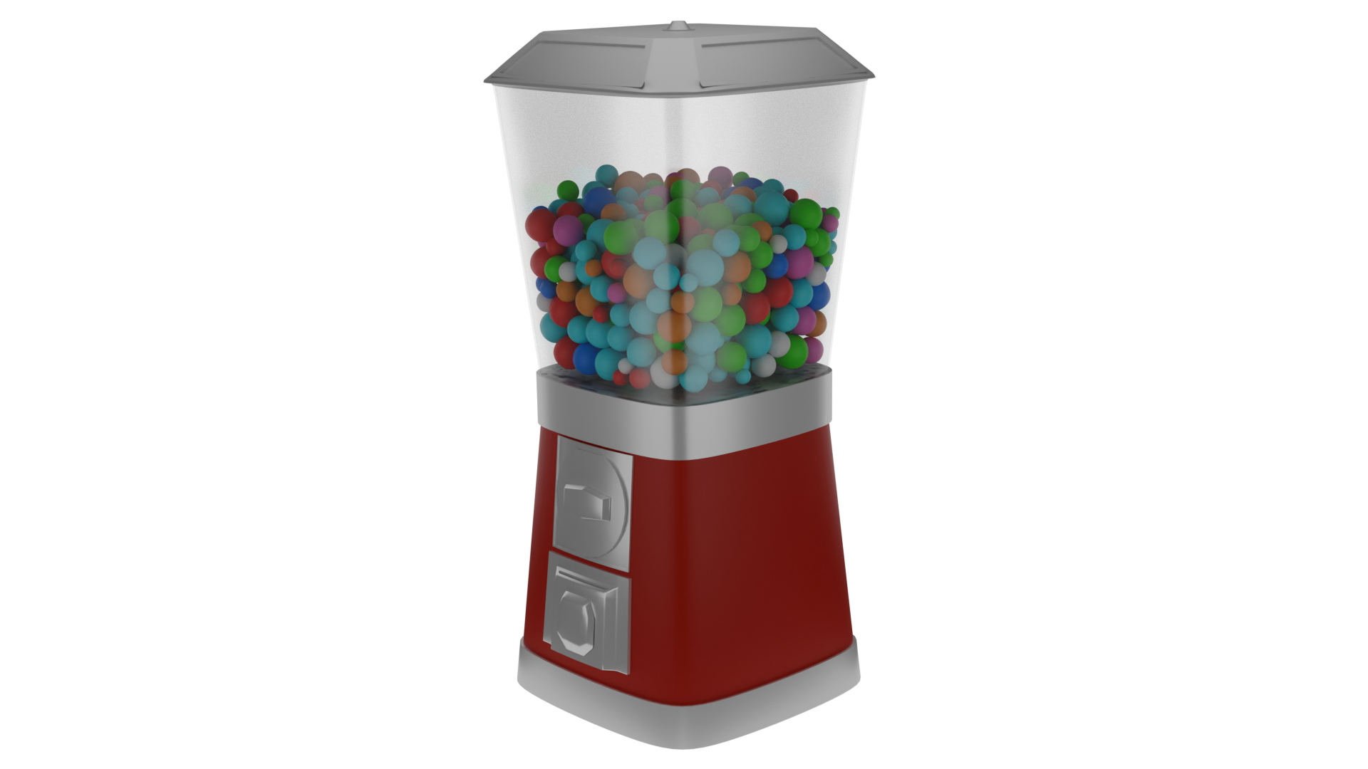 🍬 Gumball Machine 3D Model Retro Candy Vending Prop 🍭