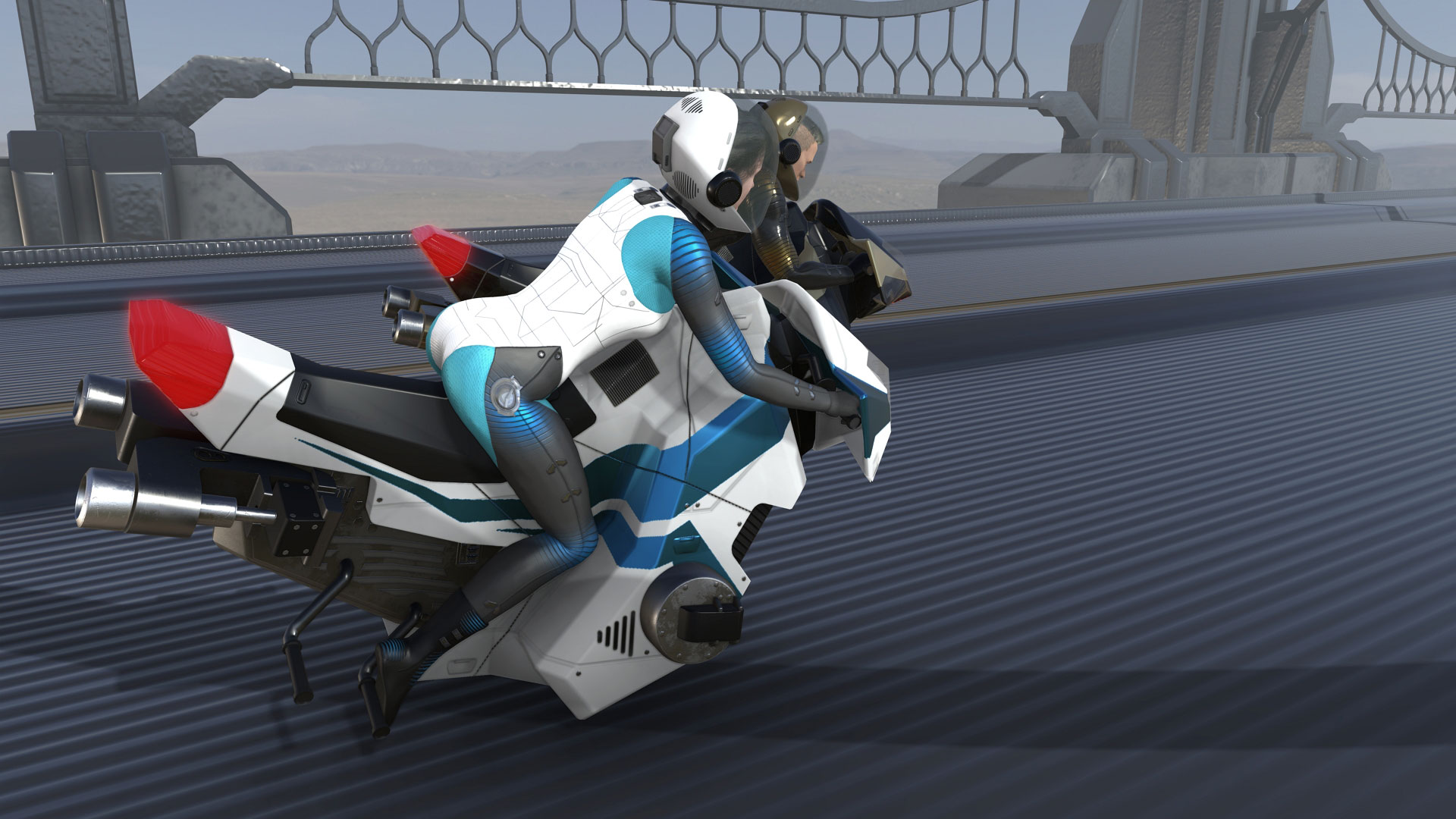 Hover Bike Rider bundle