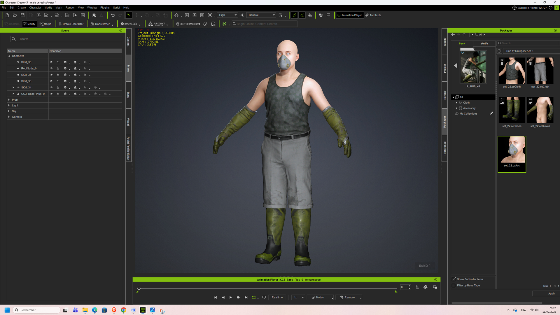Toxic Industrial Worker - Hazmat Scavenger Outfit