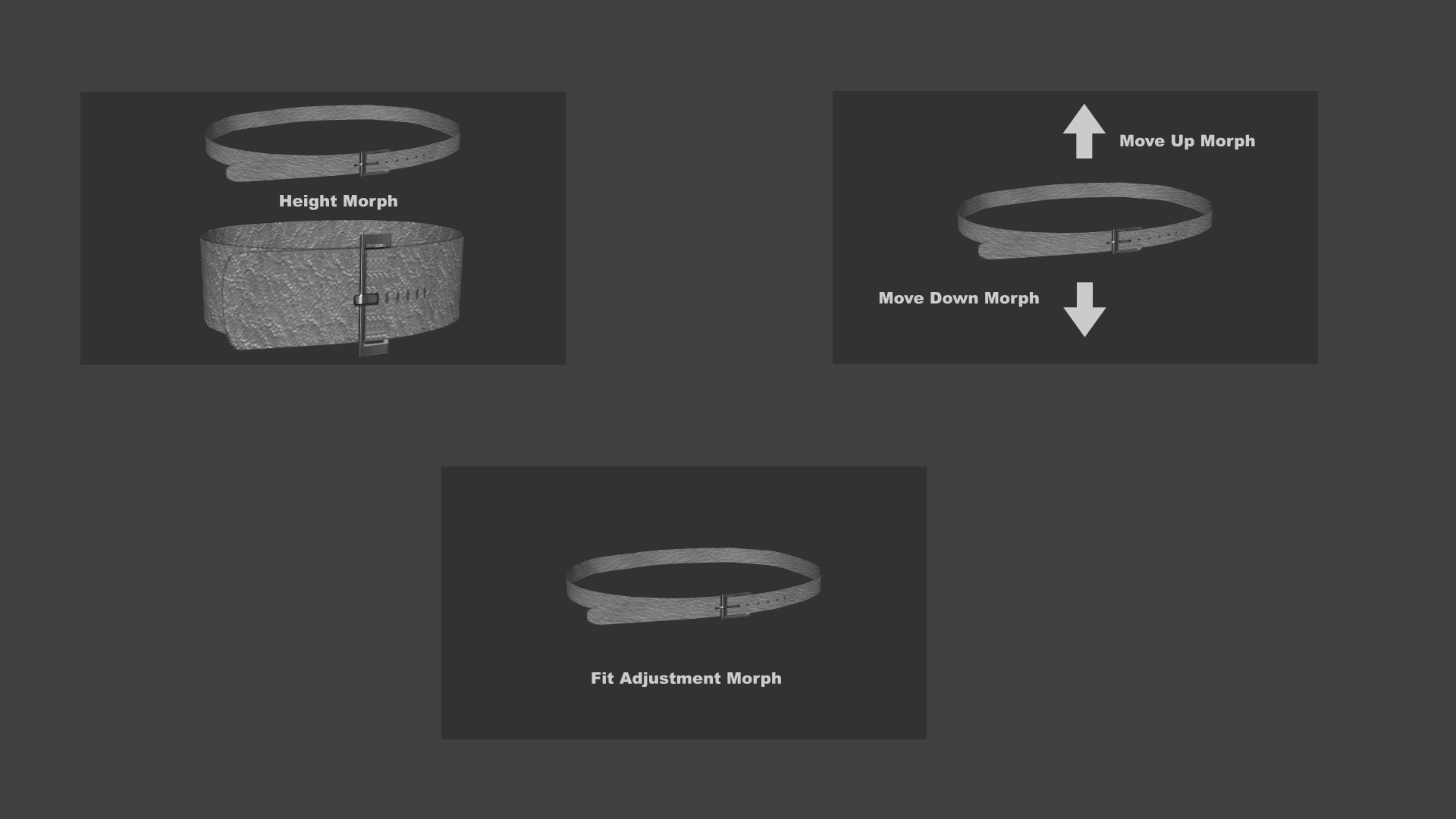 CC Belt Morph Accessory Base Set