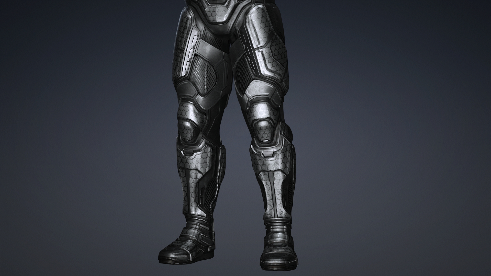 Futuristic Tactical Exosuit Armor Full Set