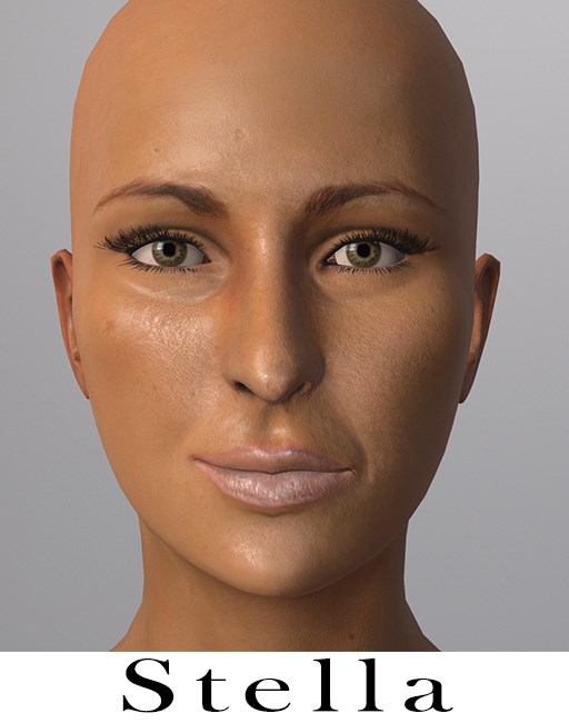 Stella-Human Head-4K Skin