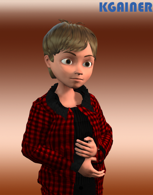 Toon Boy Cut Hair