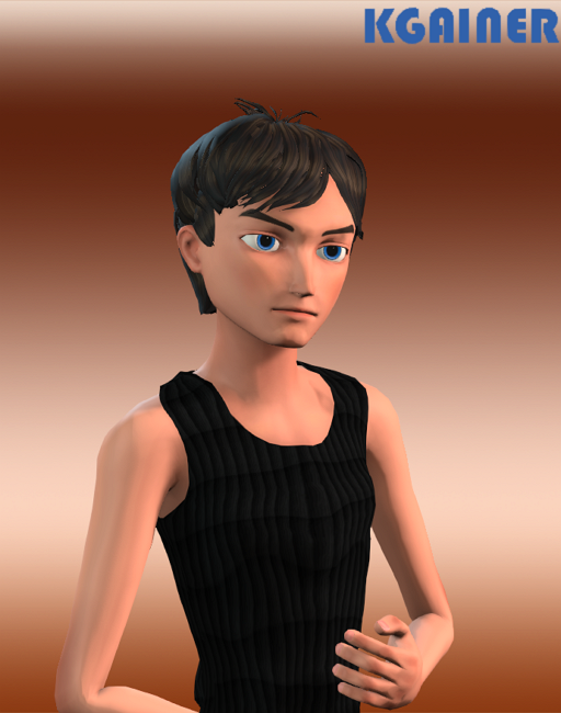 Toon Boy Cut Hair