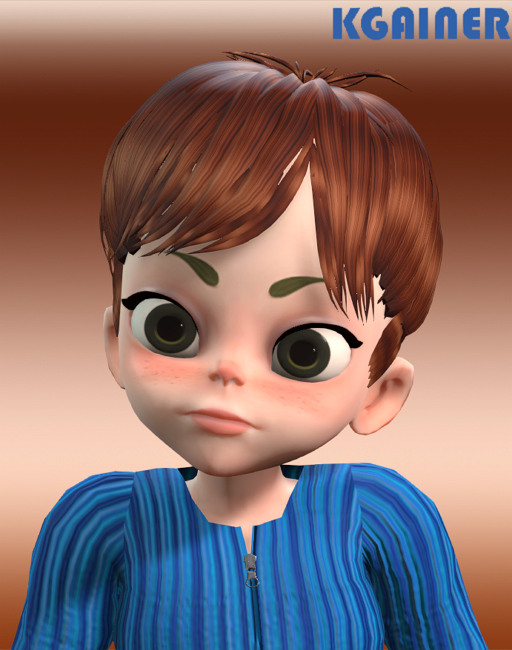 Toon Boy Cut Hair