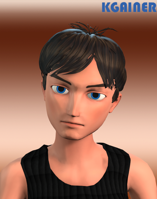 Toon Boy Cut Hair