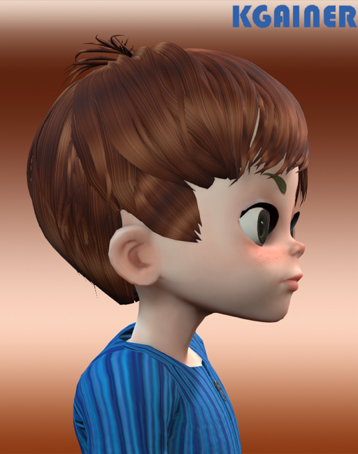 Toon Boy Cut Hair