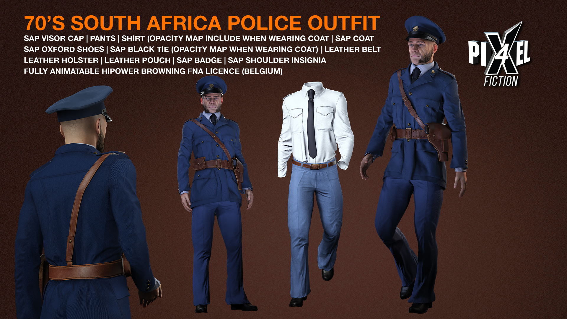 70's South Africa Police Outfit