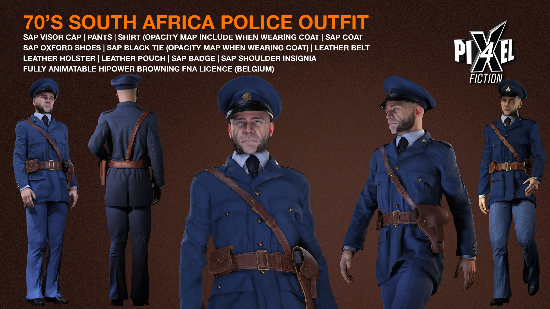 70's South Africa Police Outfit