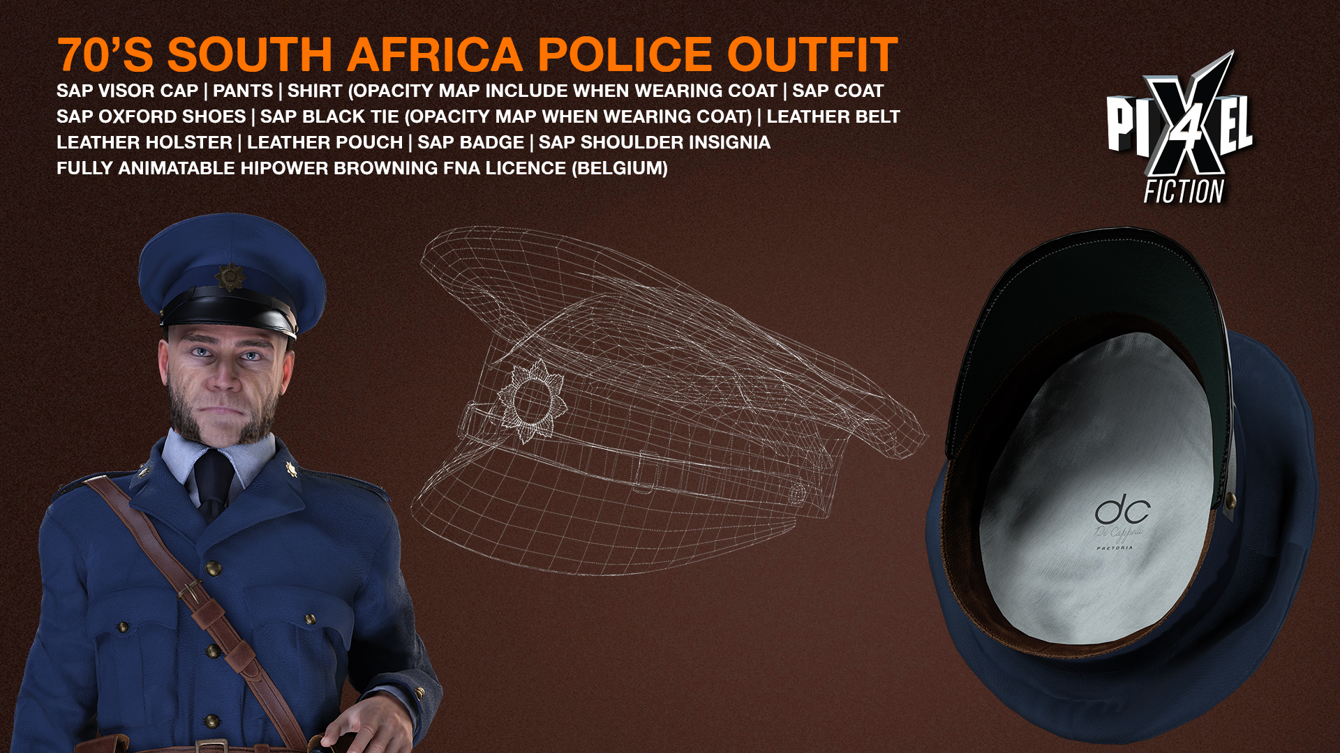 70's South Africa Police Outfit