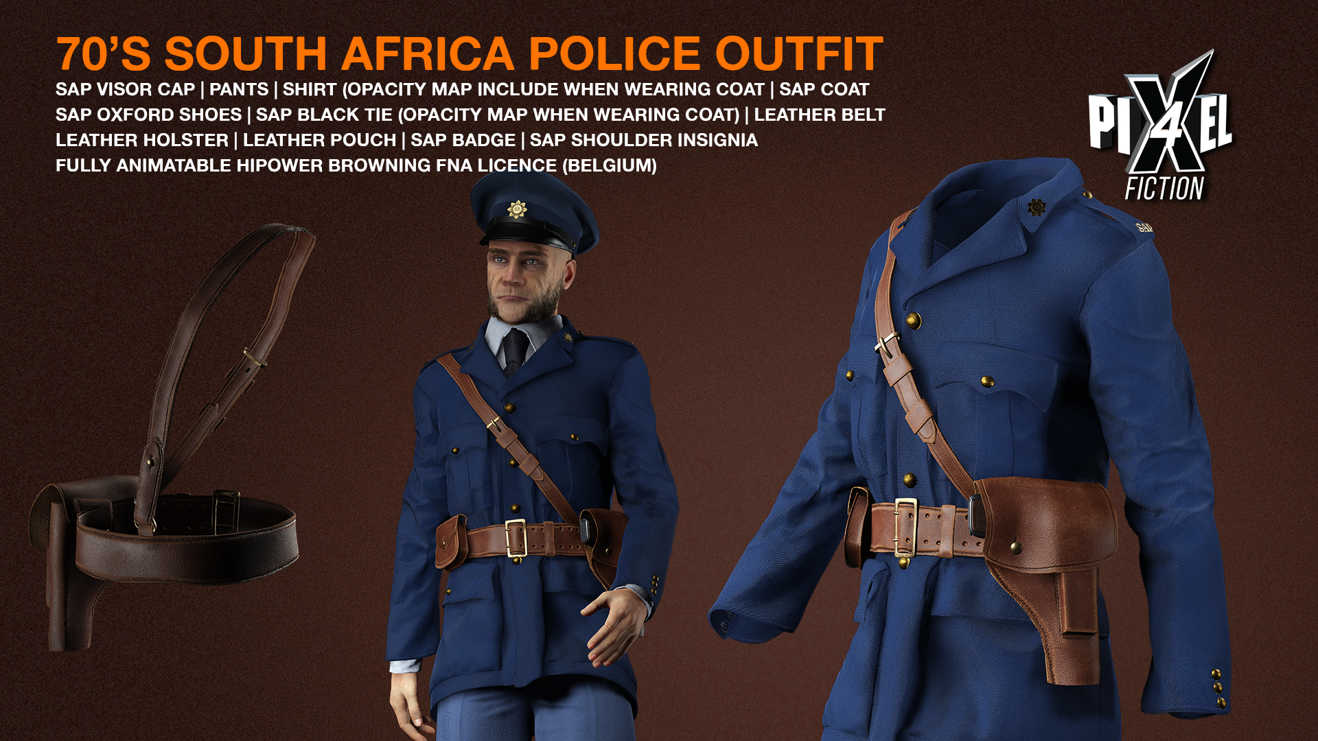 70's South Africa Police Outfit