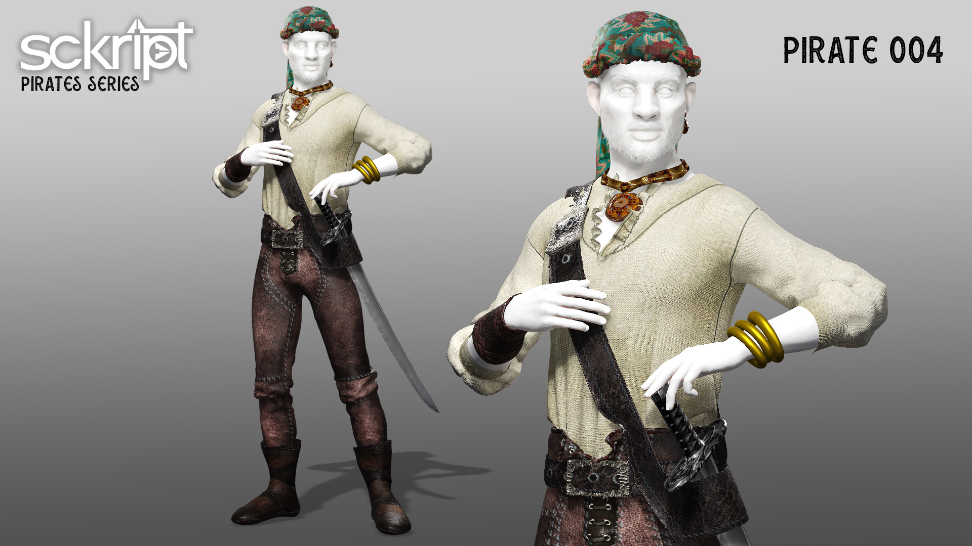 Sckript Pirates Series - Pirate 004