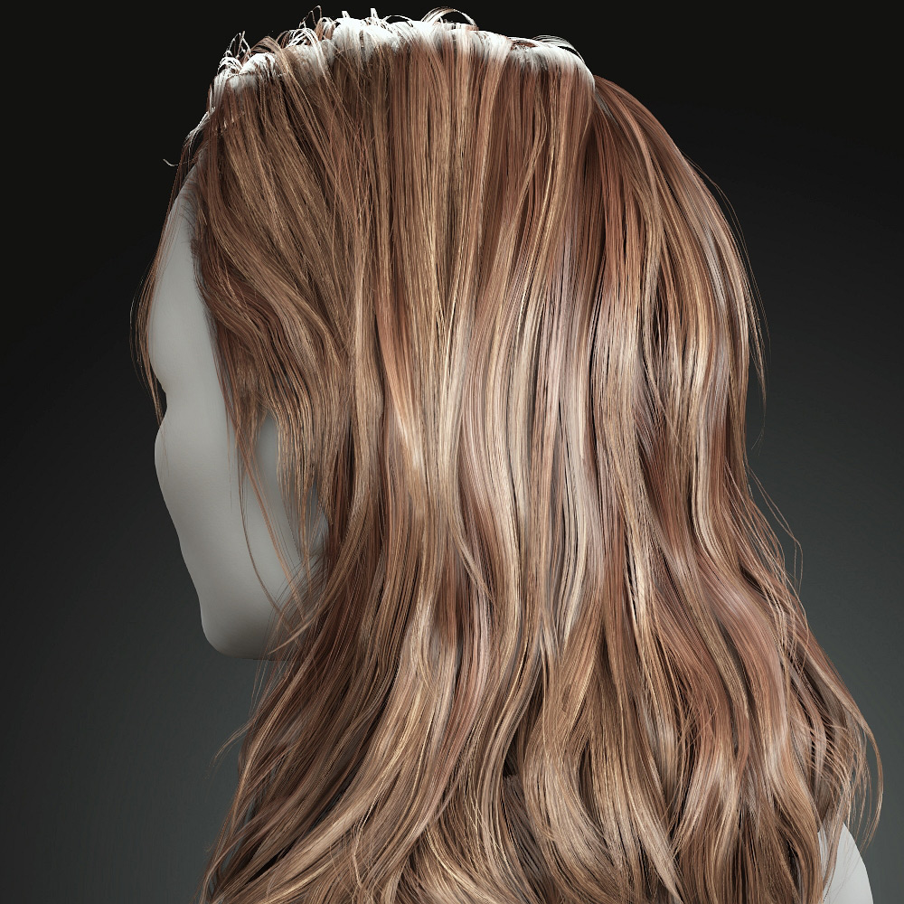 Side Part Medium Length