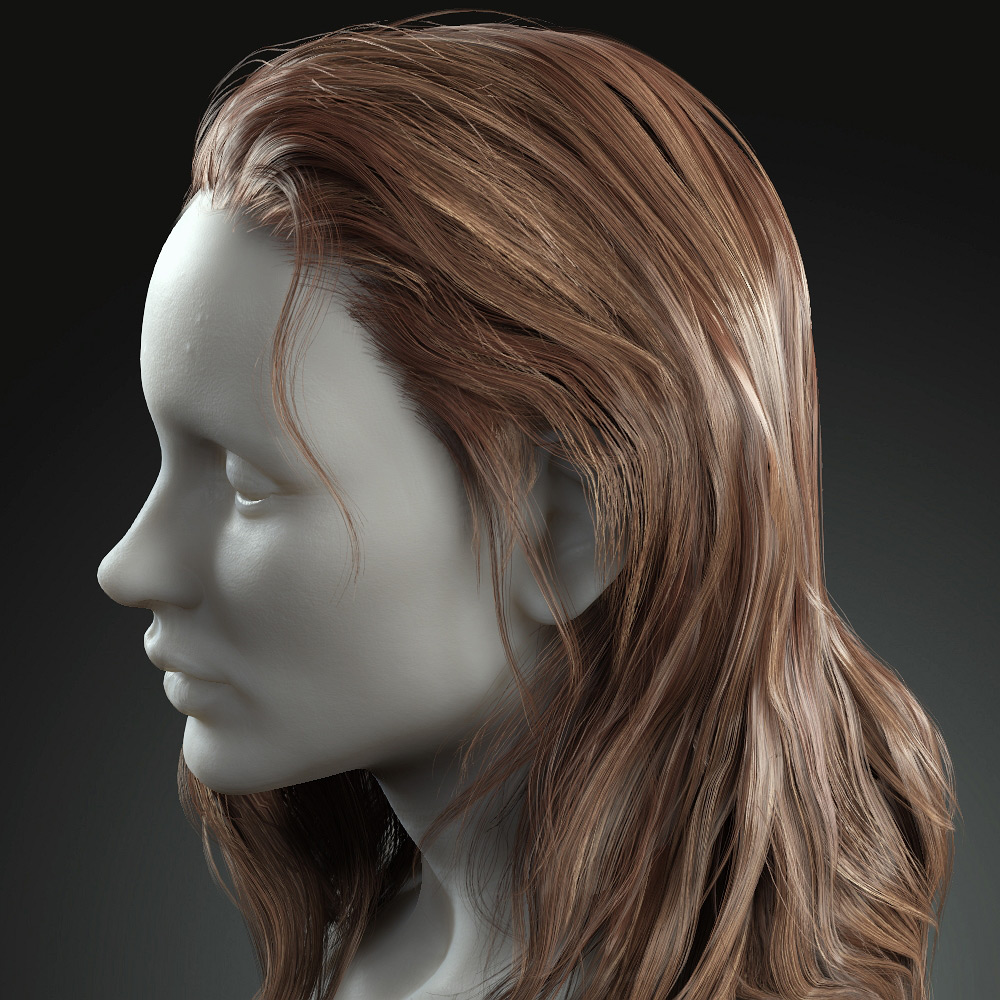 Side Part Medium Length