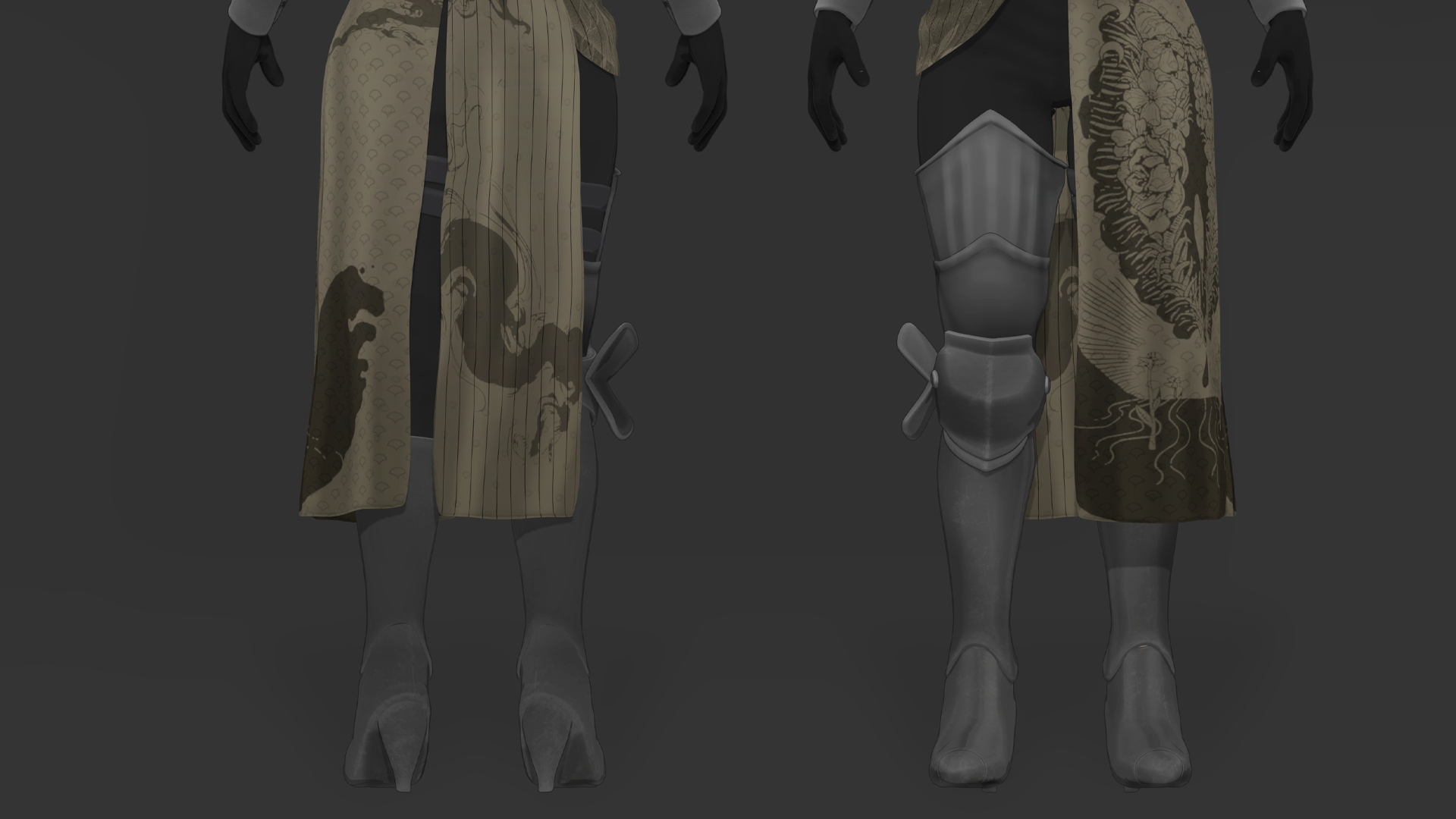 Anime Stylized Doom Breaker Outfit