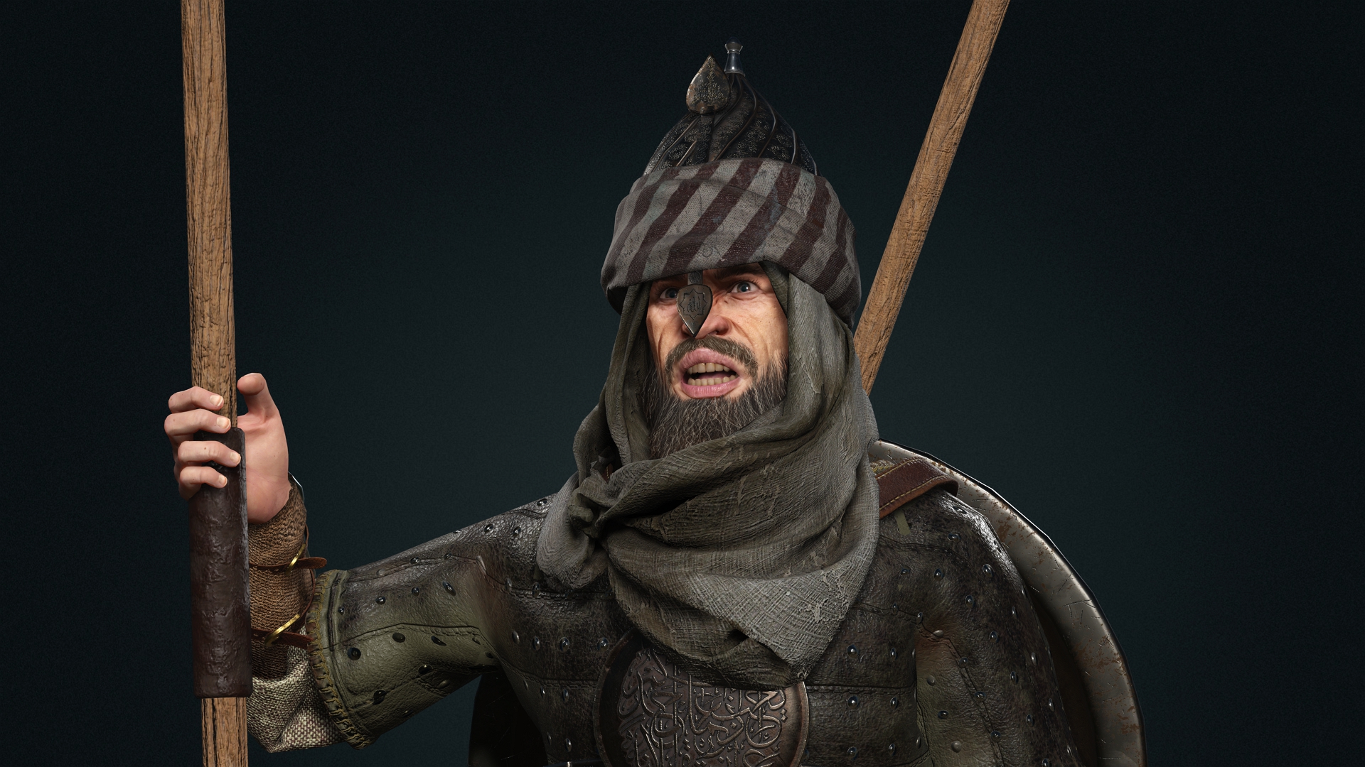 Saracen spearman-ensign bearer