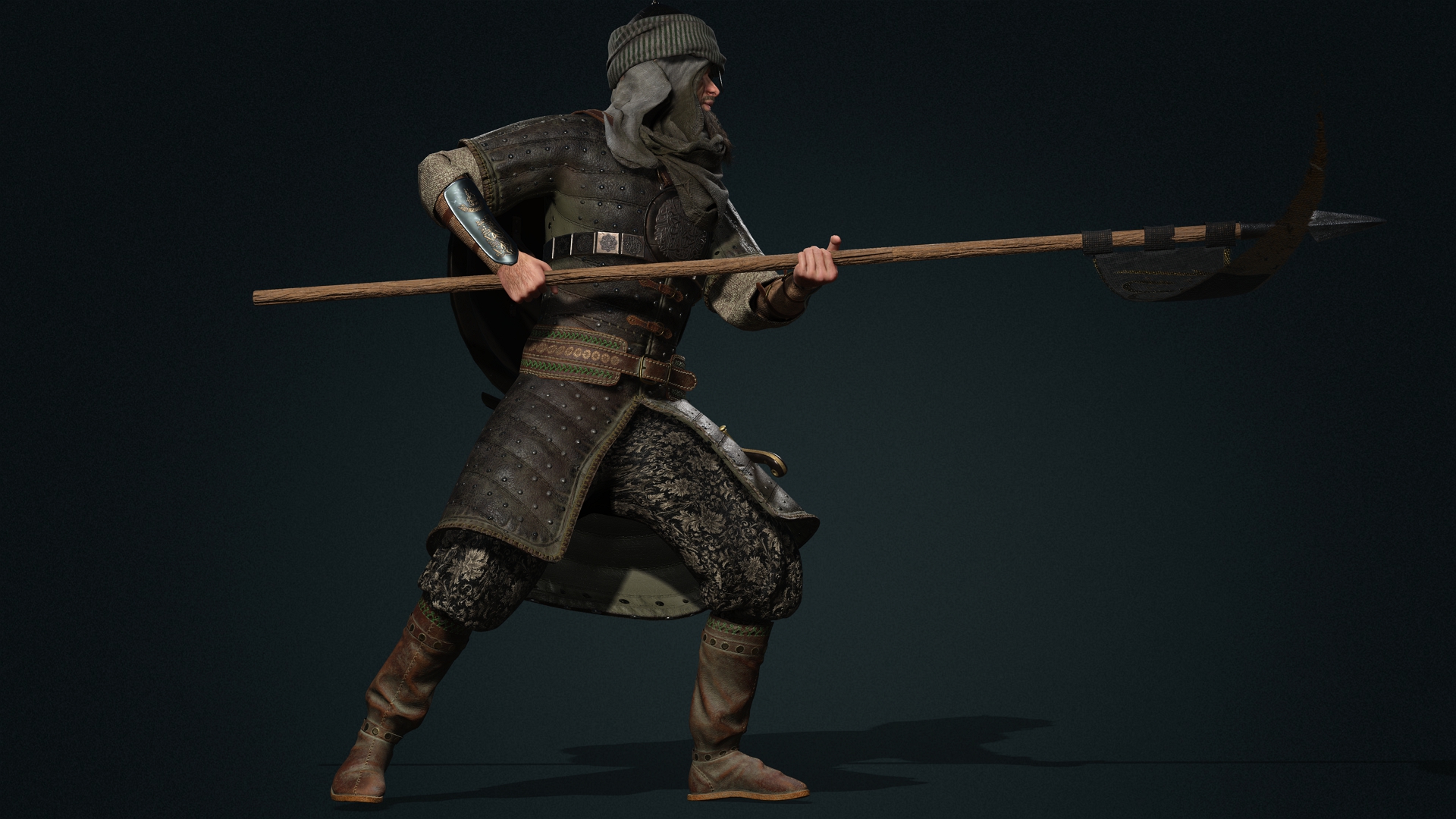 Saracen spearman-ensign bearer